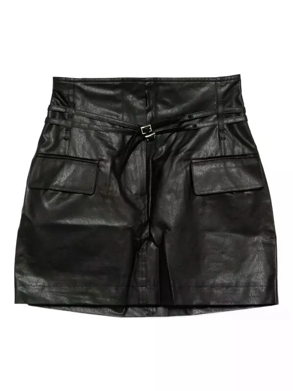 J KOO Belted Skirt