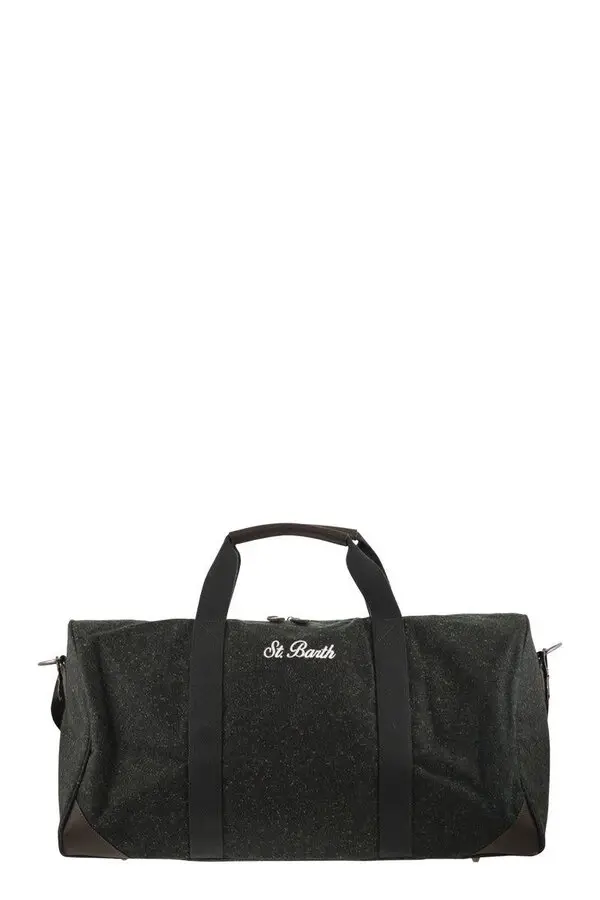 MC2 SAINT BARTH Jetleg Travel Bag With Logo - Grey