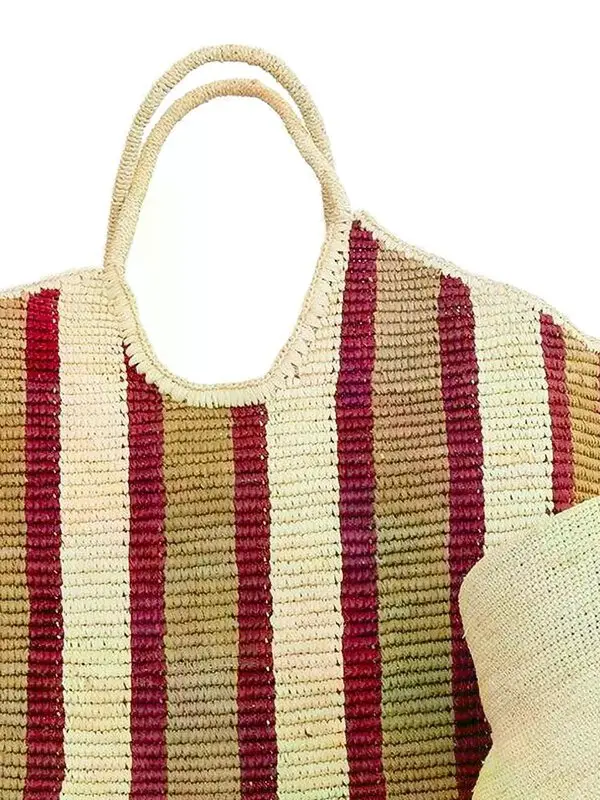 AMOR Y MEZCAL Striped Tote