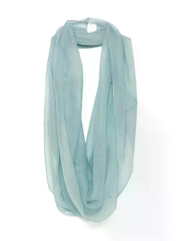 Colombo Embellished Scarf - Blue