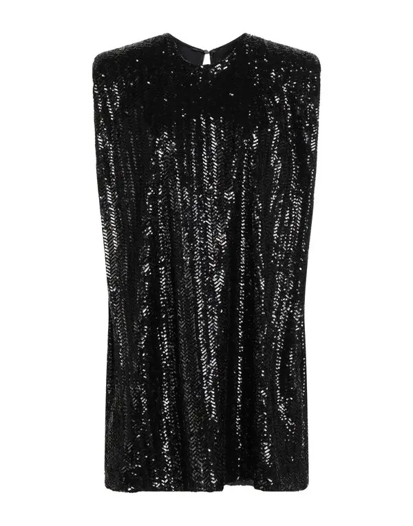slim fit dress slacks Nursing Collection: Above and Beyond Black Glitter Shift Dress, X-Small - The Mint Julep Boutique