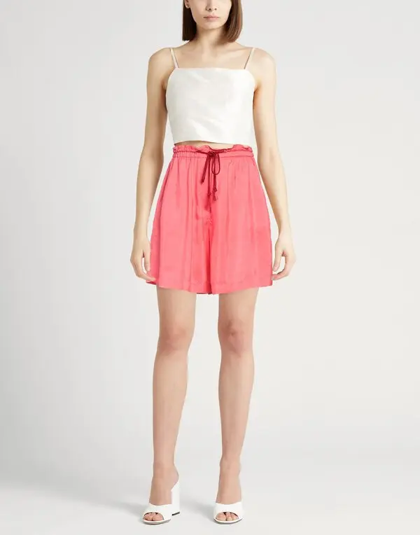 FORTE_FORTE Satin Bermuda Shorts