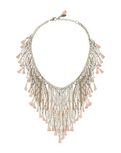 TWINSET Tasseled Beaded Necklace - Pink