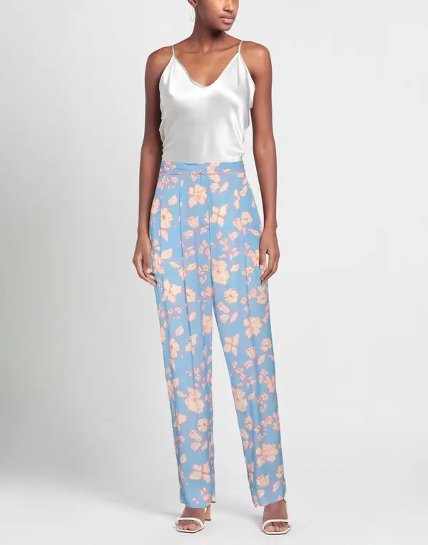 FORTE_FORTE Floral Print Straight Leg Pants