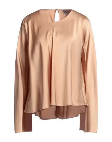 FORTE_FORTE Satin Top - Camel