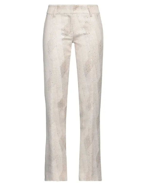 FORTE_FORTE Straight-leg Jacquard Pants