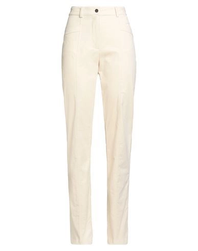 8PM Organic Cotton And Elastane Straight-leg Pants - Ivory