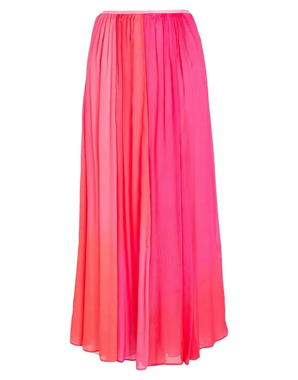 FORTE_FORTE Maxi Flared Skirt - Pink