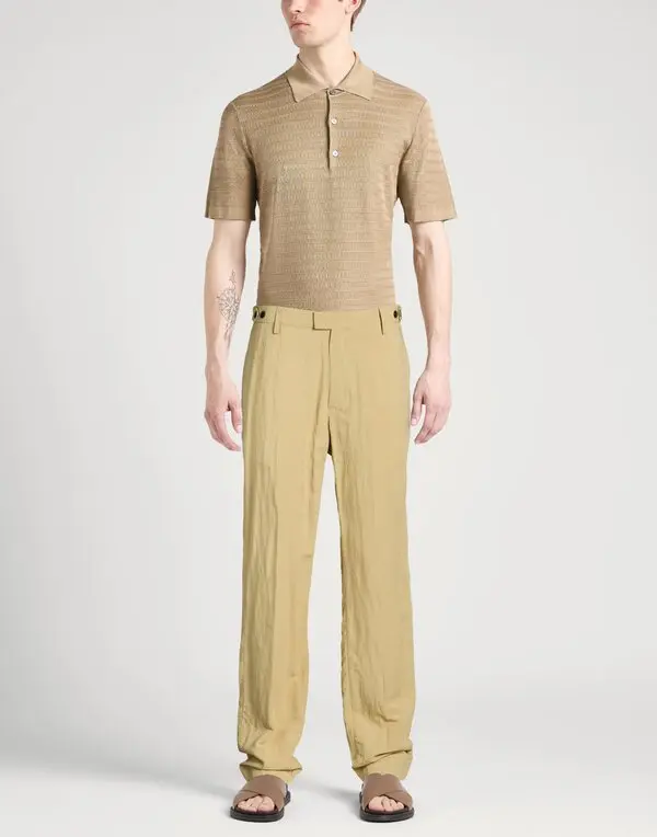 Liu Jo Tailored Viscose Linen Pants - Beige