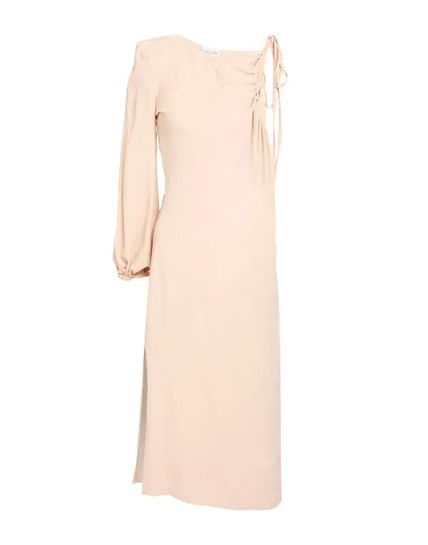 FORTE_FORTE One-shoulder Midi Dress