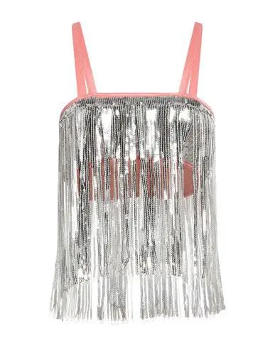 FORTE_FORTE Sequined Fringe Tulle Top