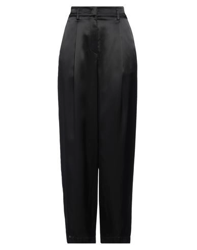 FORTE_FORTE Tapered Viscose Pants - Black