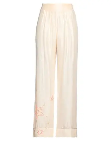 FORTE_FORTE Plain Weave High-waisted Pants