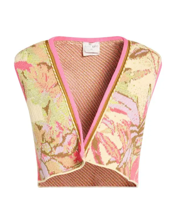 FORTE_FORTE Jacquard-knit Cardigan