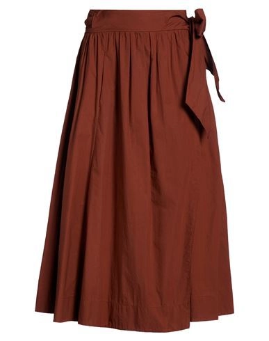 FORTE_FORTE Midi Wrap Skirt - Brown