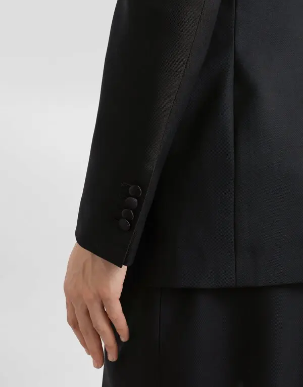 Dolce & Gabbana Double-breasted Wool Gabardine Jacket