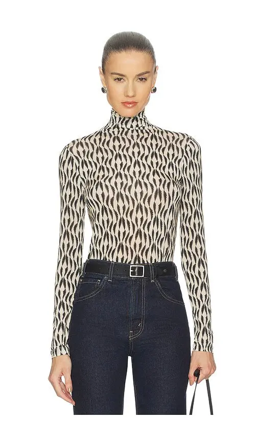 Ulla Johnson Aurelia Turtleneck Top - Silhouette