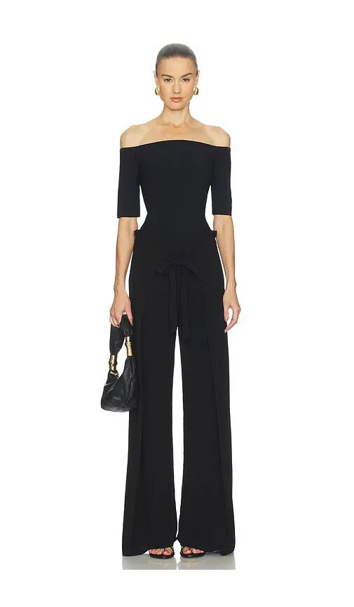 Cult Gaia Off-the-shoulder Knit Top