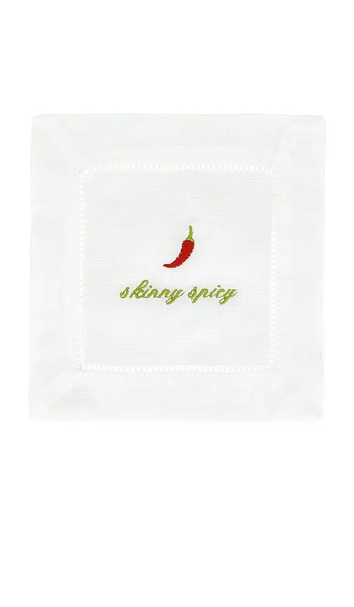 ABBODE Skinny Spicy Napkin In White