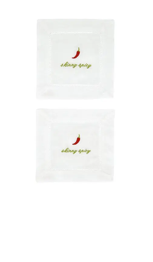 ABBODE Skinny Spicy Napkin In White