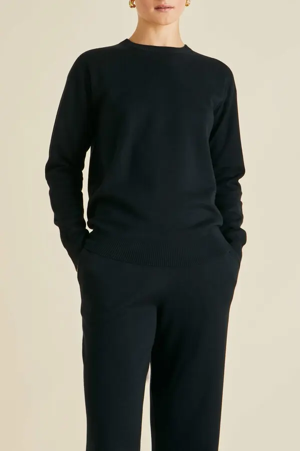 Olivia Von Halle Carmel Berlin Tracksuit - Black