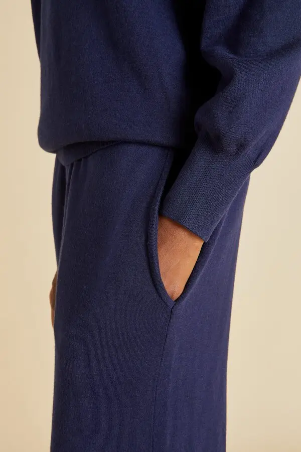Olivia Von Halle Gia Paris Tracksuit - Navy