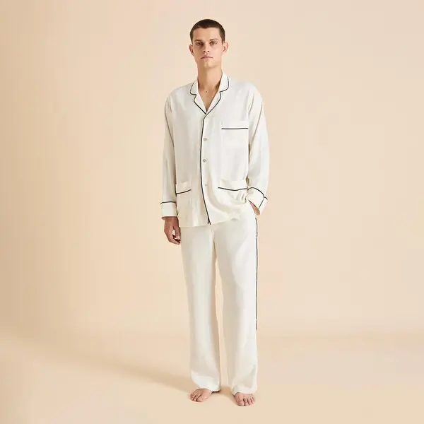 Olivia Von Halle Laurent Pyjamas - Ivory