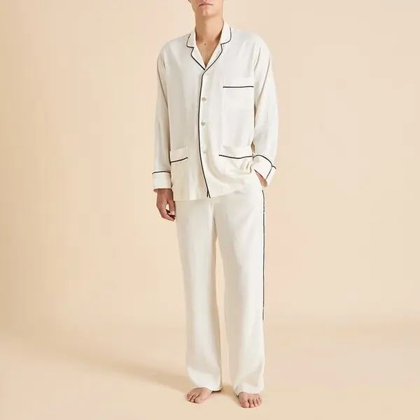 Olivia Von Halle Laurent Pyjamas - Ivory