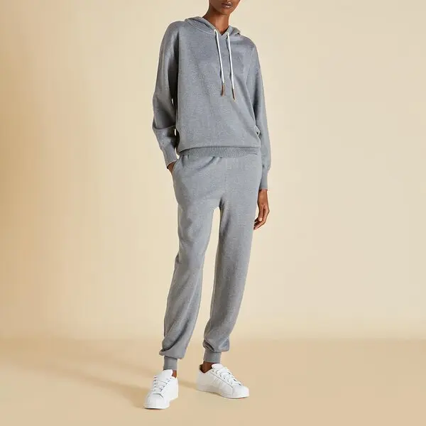 Olivia Von Halle Gia London Gray Tracksuit - Grey