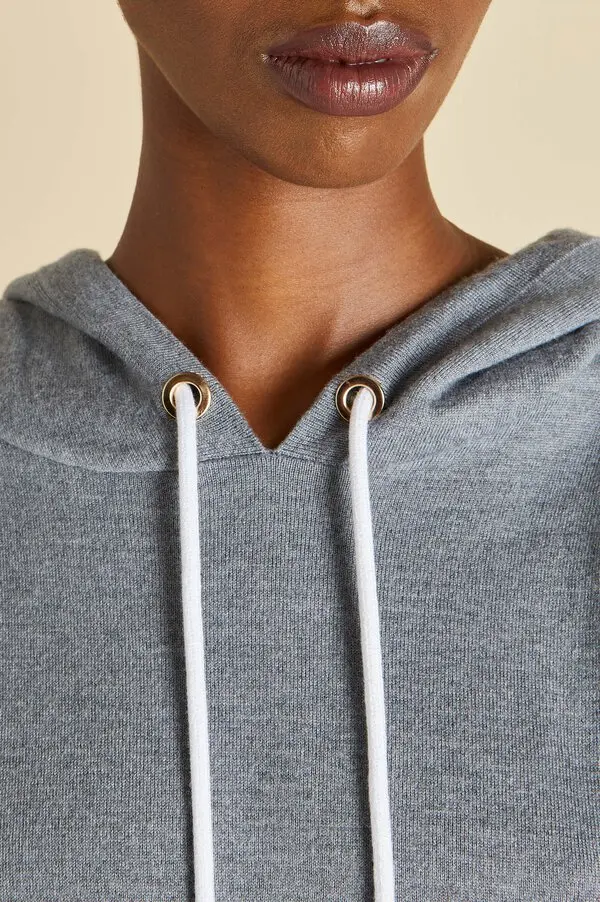 Olivia Von Halle Gia London Gray Tracksuit - Grey
