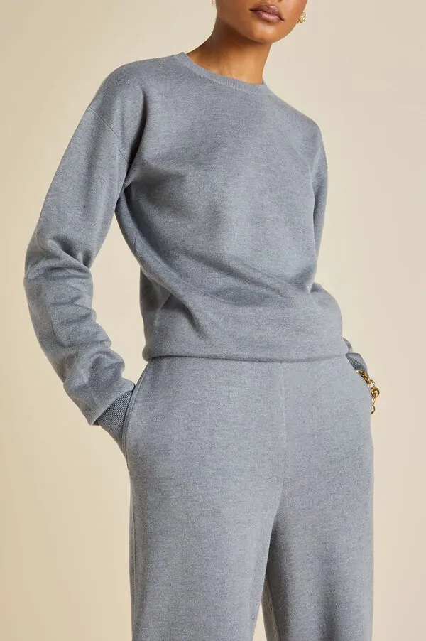 Olivia Von Halle Carmel London Tracksuit - Grey