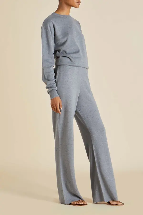 Olivia Von Halle Carmel London Tracksuit - Grey