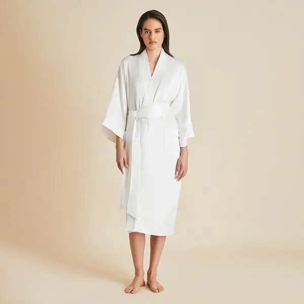 Olivia Von Halle Sabine Robe - Ivory