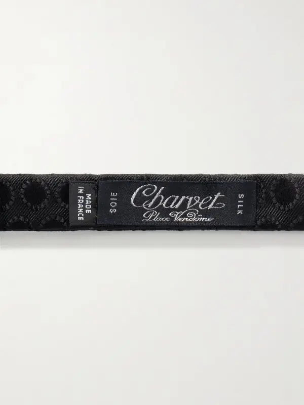 Charvet Embroidered Silk Bow Tie
