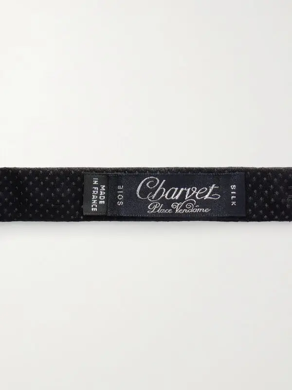 Charvet Polka-dot Silk Bow Tie