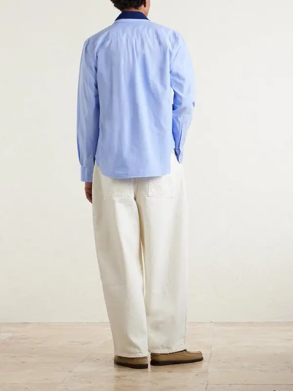 Officine Générale Button-down Collar Cotton Oxford Shirt