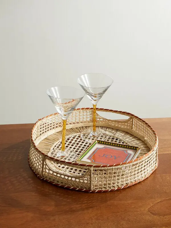 La DoubleJ Raffia Tray