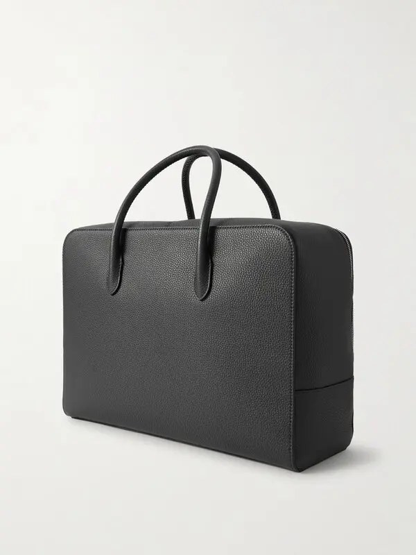 Dunhill Century Full-grain Leather Weekend Bag