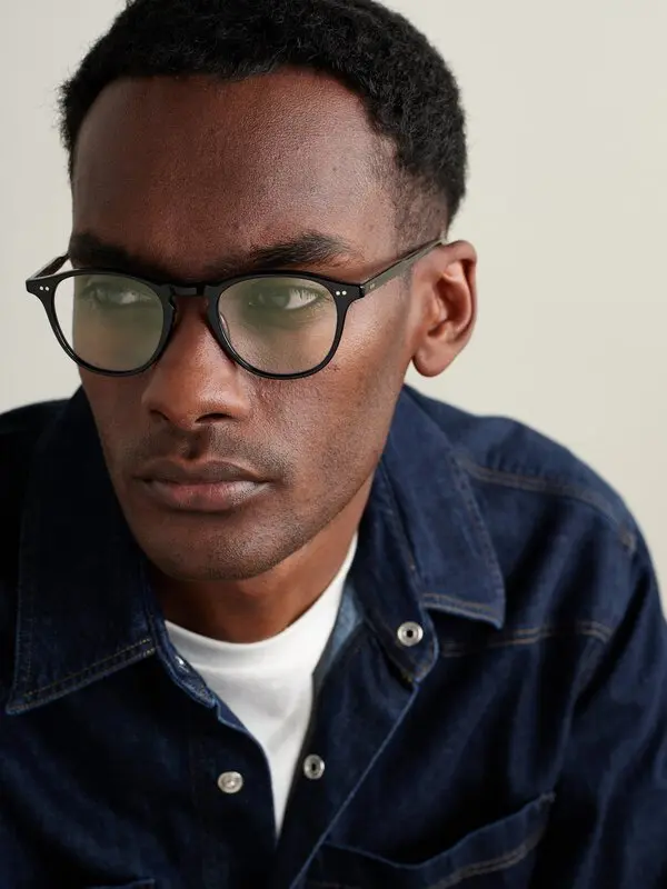 Garrett Leight Hampton Round-frame Optical Glasses