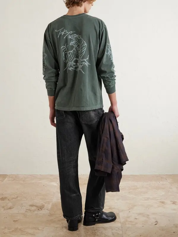 NEIGHBORHOOD Wide-leg Selvedge Denim Jeans