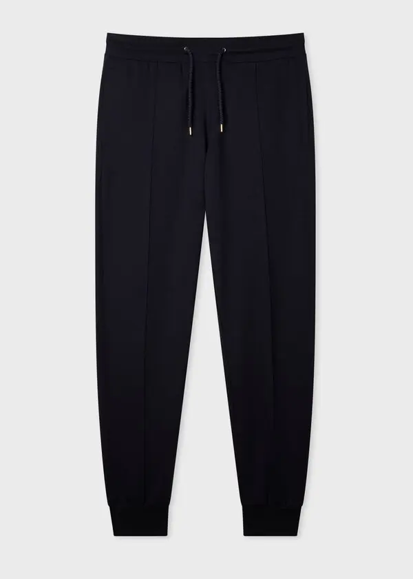 Paul Smith Navy Embroidered Pocket Joggers