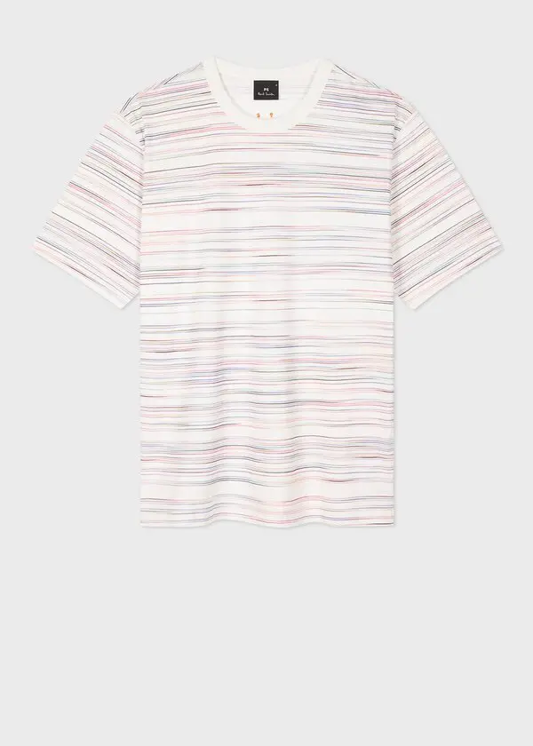 Paul Smith Stripe 'happy' T-shirt