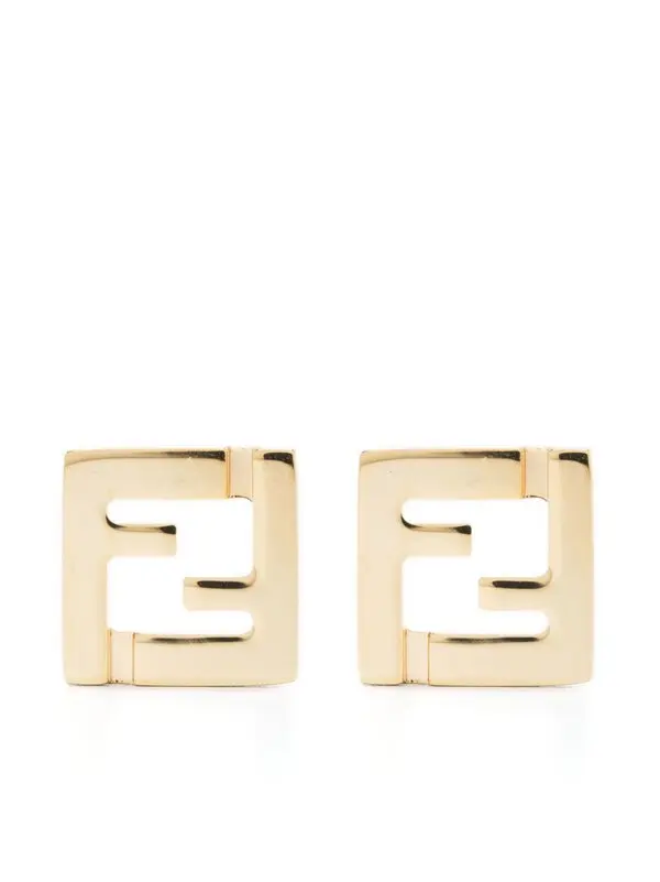 Fendi Forever Stud Earrings - Gold