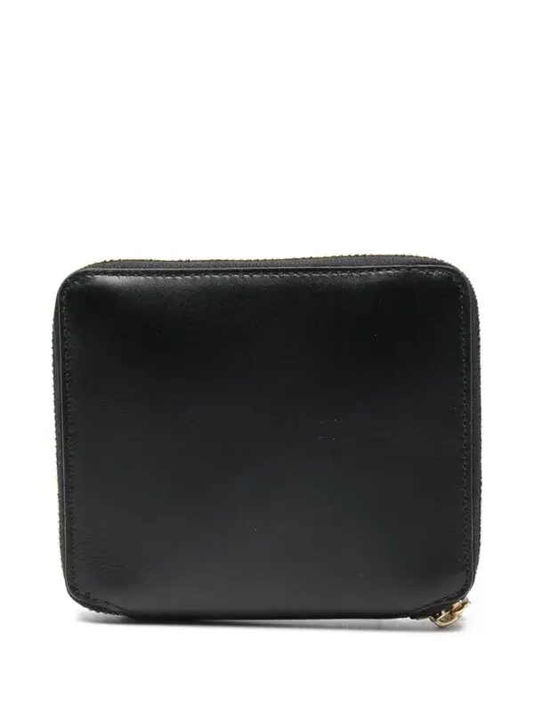 Comme Des Garçons Leather Zipped Wallet - Black