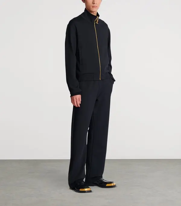 Balmain T-bar Zip Up Track Jacket