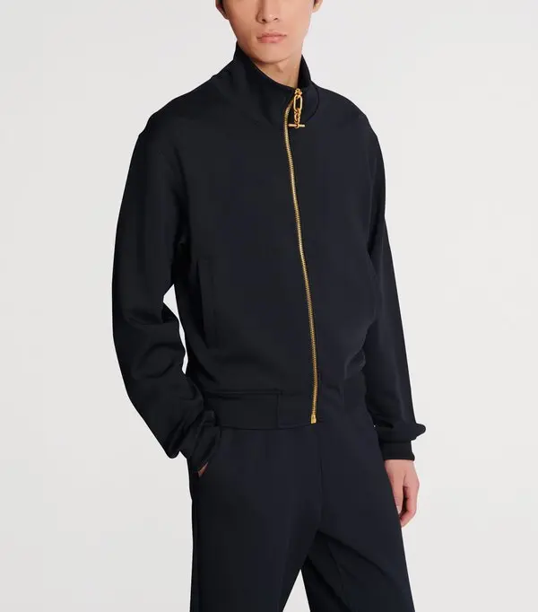 Balmain T-bar Zip Up Track Jacket