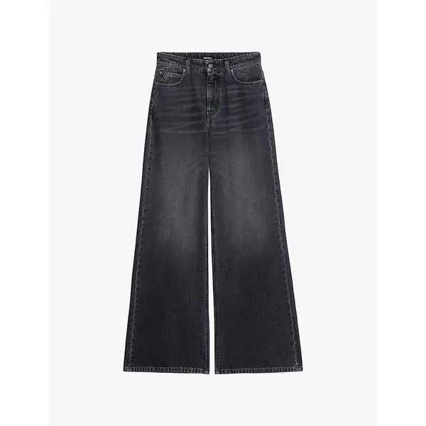 Zadig&Voltaire Eli Wide-leg Denim Jeans - Medium Grey
