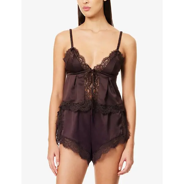 Lounge Satin Cami Pyjama Top
