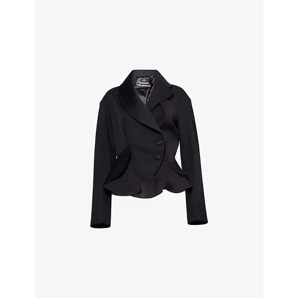 VIVIENNE WESTWOOD Stormy Peplum Wool Jacket