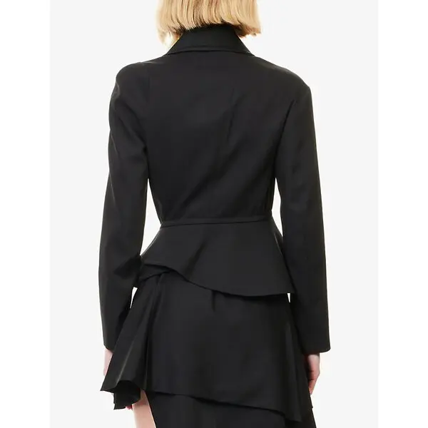 VIVIENNE WESTWOOD Stormy Peplum Wool Jacket